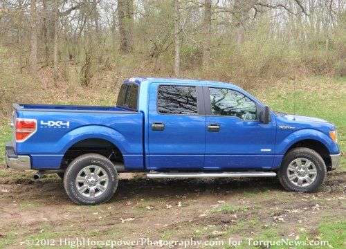 The side profile of the 2012 Ford F150 4x4 XLT EcoBoost | Torque News